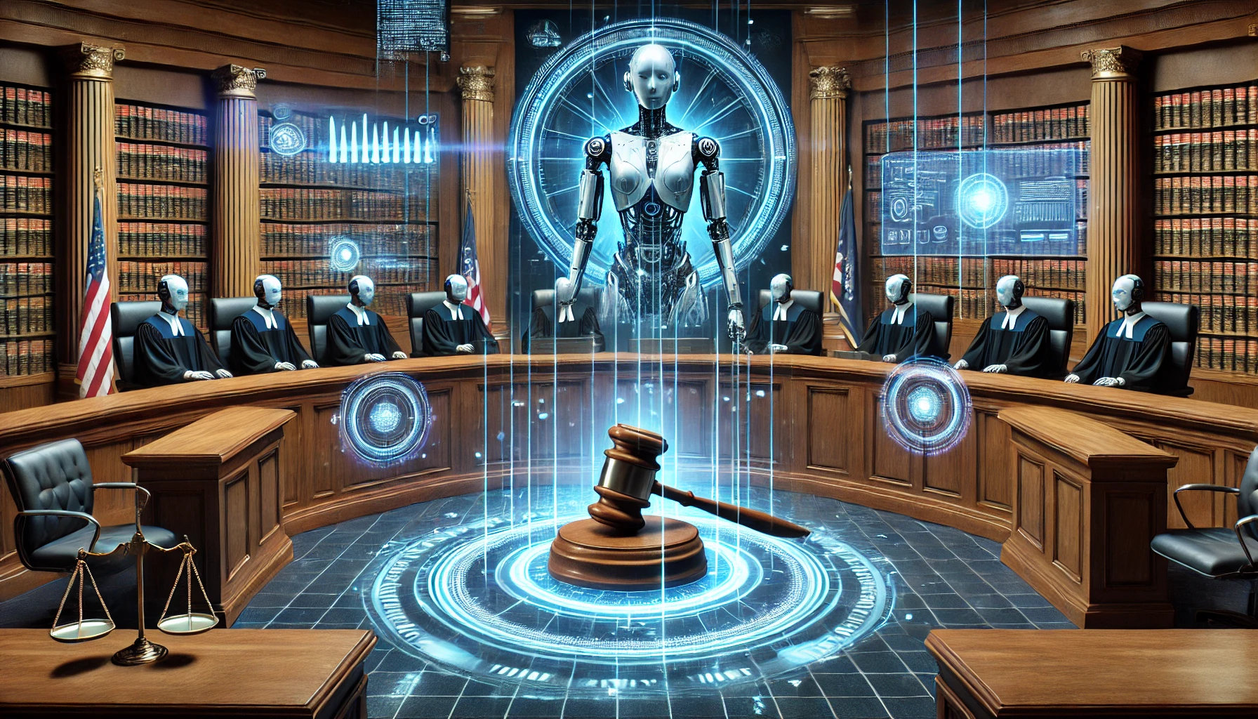 AI Judges & Virtual Hearings: Automated Justice 2025
